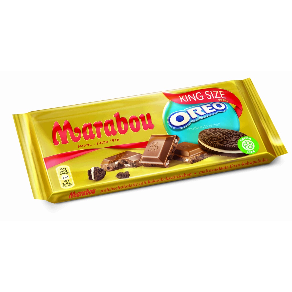 Toblerone Marabou Oreo 220g [Sweden] | Shopee Singapore