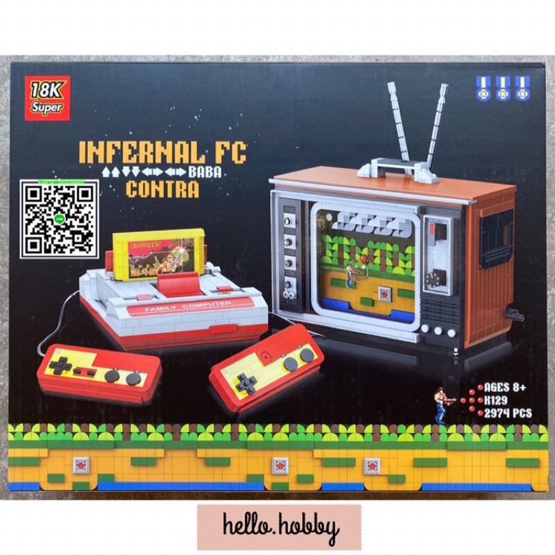 Lego Super 18K K 129 Famicom Game Control 2974pcs | Shopee Singapore