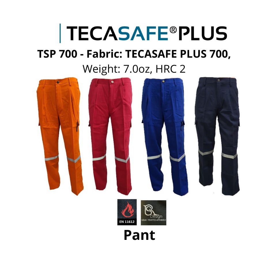 PANT TECASAFE PLUS 700 FLAME RESISTANT INHERENT RS DESIGN - ROYAL BLUE ...