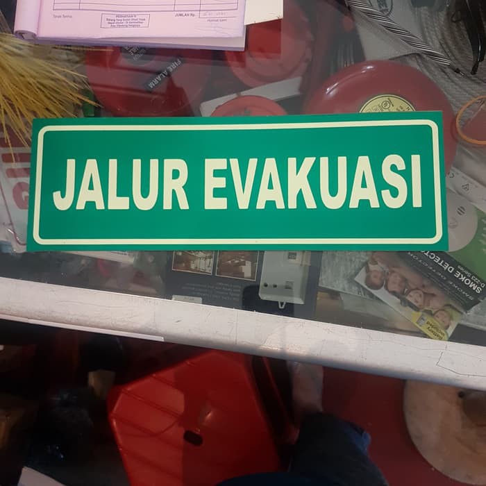 Acrylic LABEL SIGN K3 Evacuation Route SIGN 10X30CM | Shopee Singapore