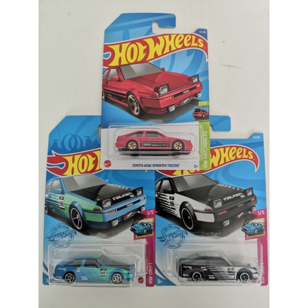 Hot Wheels Toyota Ae86 sprinter truend | Shopee Singapore