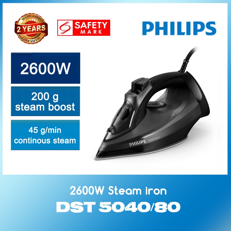 PHILIPS 5000 Series DST5040/80 Steam Iron WITH 2 YEARS WARRANTY ...