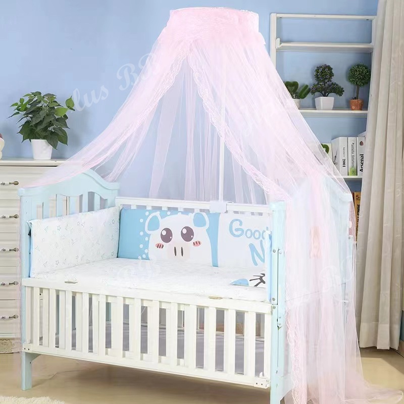 #JP022 Baby crib net Cot net with stand Mosquito net infant foldable ...