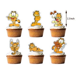 Garfield Theme Party Decoration Set Cute Cartoon Happy Birthday Banner ...