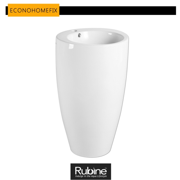 [ RUBINE ] ZENTO 50M Free Standing Ceramic Hand Wash Basin with mixer ...