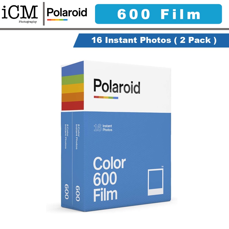 Polaroid Color 600 Instant Film (Double Pack, 16 Exposures) | Shopee ...