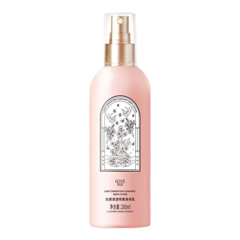 Light-sensing clear spray body lotion moisturizing moisturizing ...