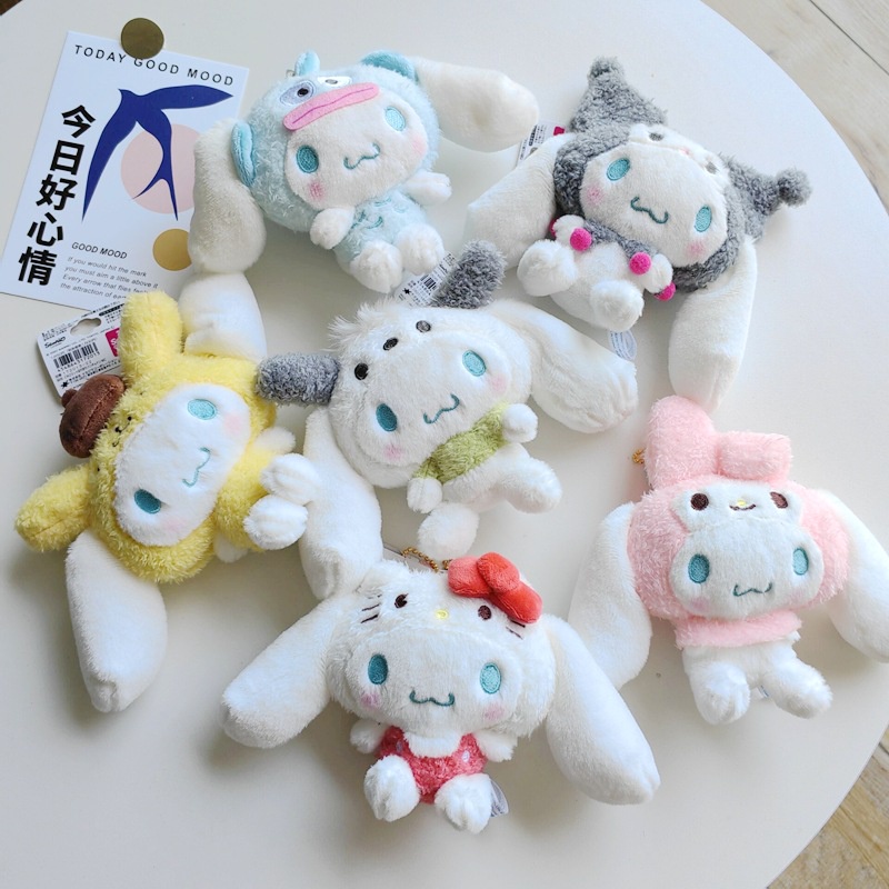 10Cm Cinnamoroll Plush Dolls Kawaii My Melody Kuromi Purin Anime ...