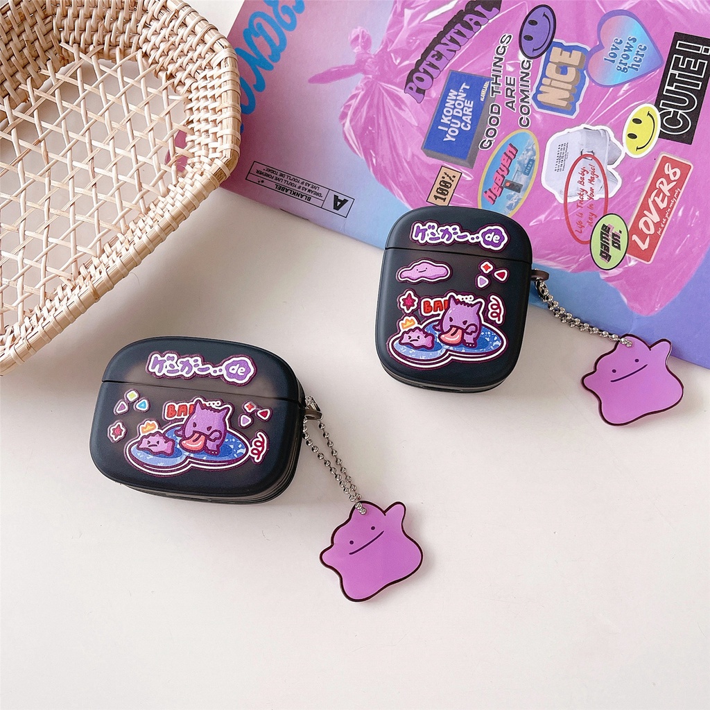 Cute cartoon Pokémon for Airpods 1/2 Airpods 3 Pro Case Gengar With ...