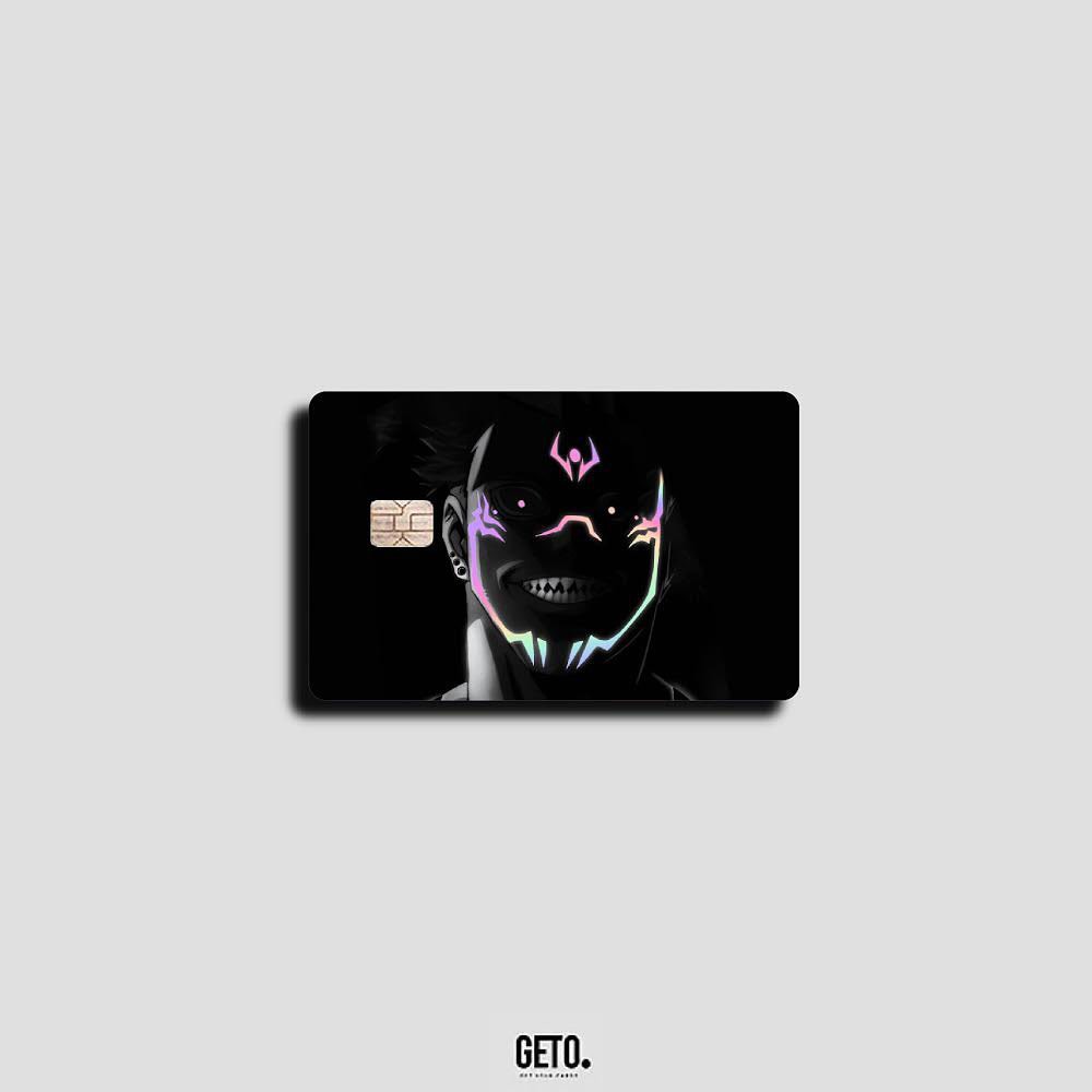 GETO CARDS JUJUTSU KAISEN RYOMEN SUKUNA SKIN CARD ATM CARD SUKUNA ...