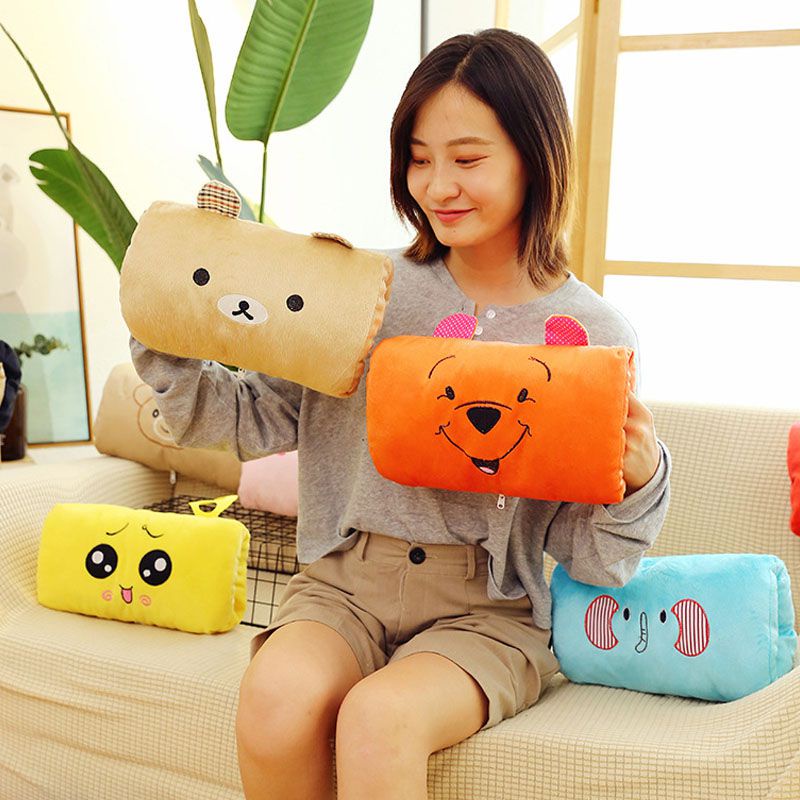 30cm Cartoon Hand warmer Pillow - Hands Inside SpongeBob Totoro pig ...
