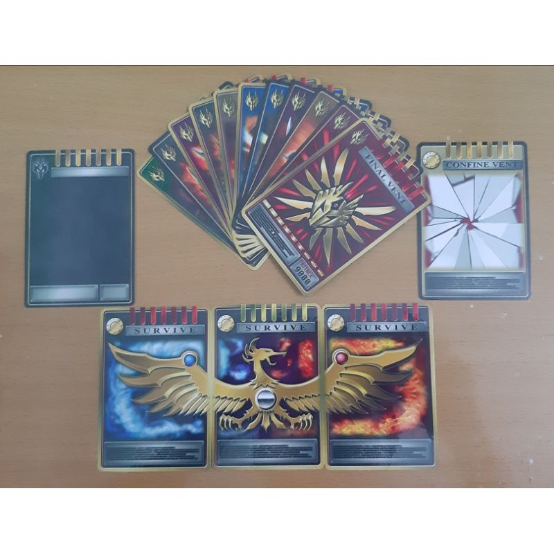 Kamen Rider Ryuki'S Combo 14 Advent Card Cards Include 3 Survive Cards ...