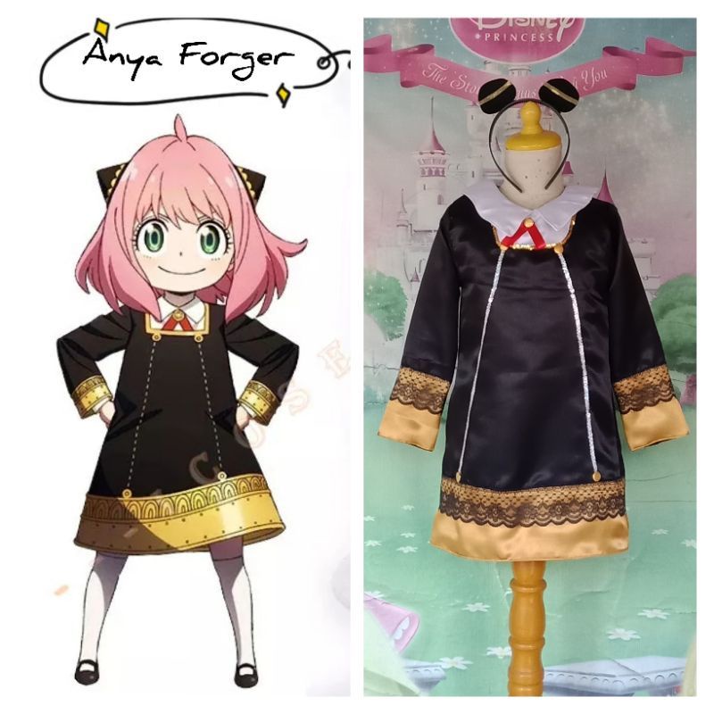 Anya Forger Spy X Family Children's Japanese Anime Cosplay Costume ...