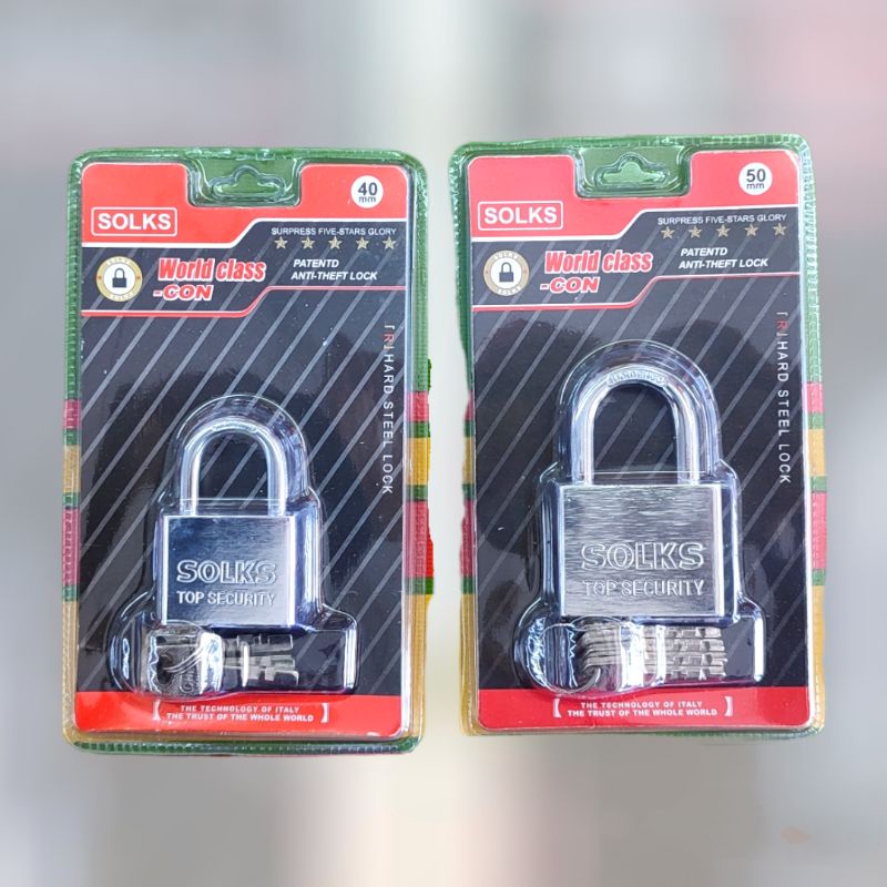 Padlock Long Anti Theft Pad Lock Laminated Waterproof Lock | Shopee ...