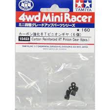 TAMIYA 15453 Carbon Reinforced 8T Pinion Gear (6pcs.) | Shopee Singapore