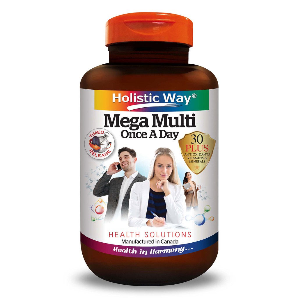 Holistic Way Mega Multi Once A Day, 60 Tablets | Shopee Singapore