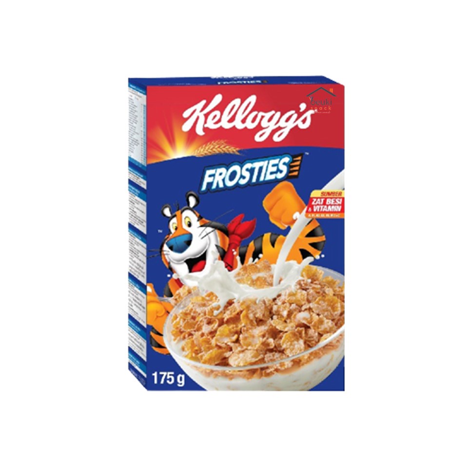 Kellogg's Frosties Breakfast Cereal Corn Layer Sugar 175gr | Shopee ...