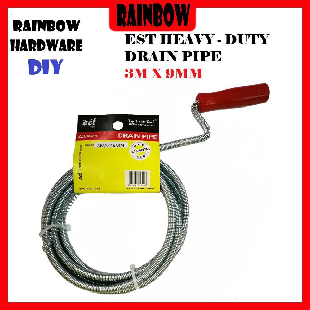ECT HEAVY - DUTY DRAIN CLEANER 3 METER X 9MM (Singki Sumbat,WC Toilet ...