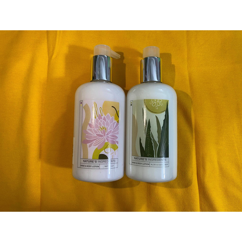 Marks & Spencer Hand & Body Lotion NATURE'S INGREDIENTS wd paper bag ...