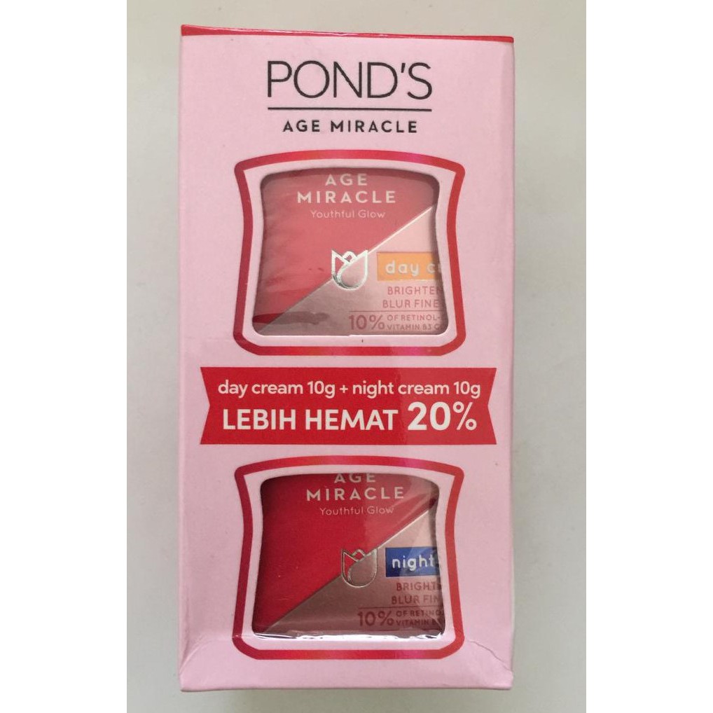 Ponds Age Miracle Day Cream 10 grams And Night Cream 10 grams | Shopee ...