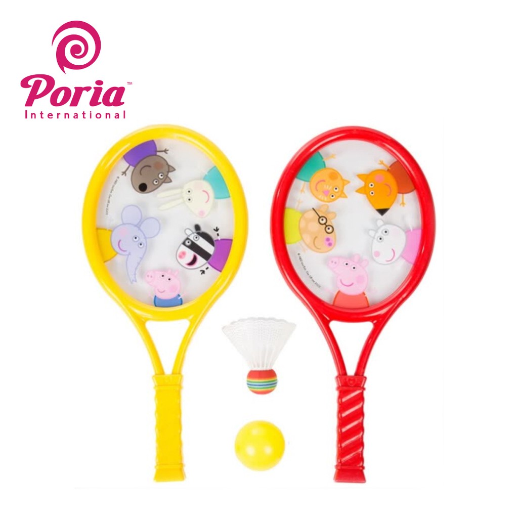 Peppa Pig Racket & Balls Set | Shopee Singapore