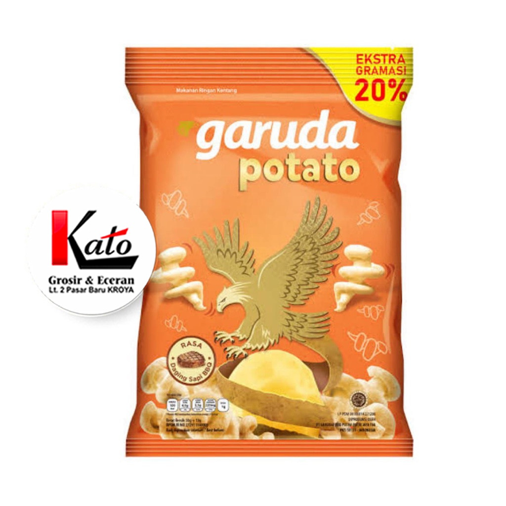 Garuda Potato Beef BBQ Beef 60gr Potato Snack | Shopee Singapore