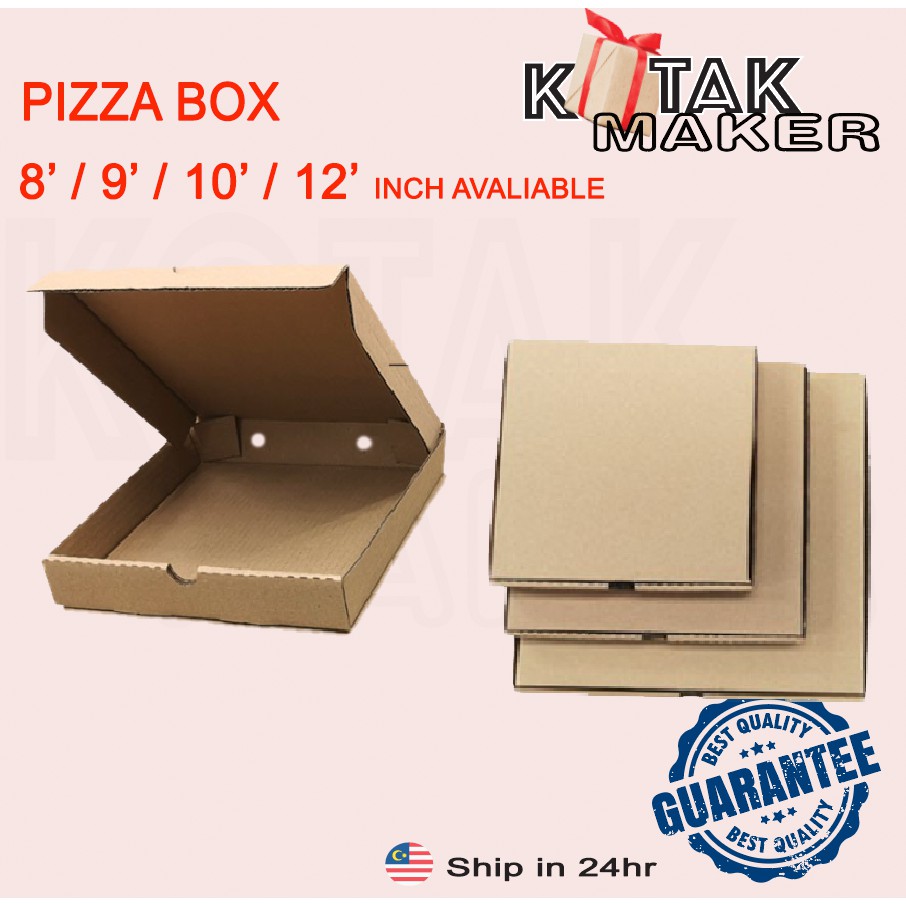KOTAK PIZZA BOX (10pcs) | Shopee Singapore