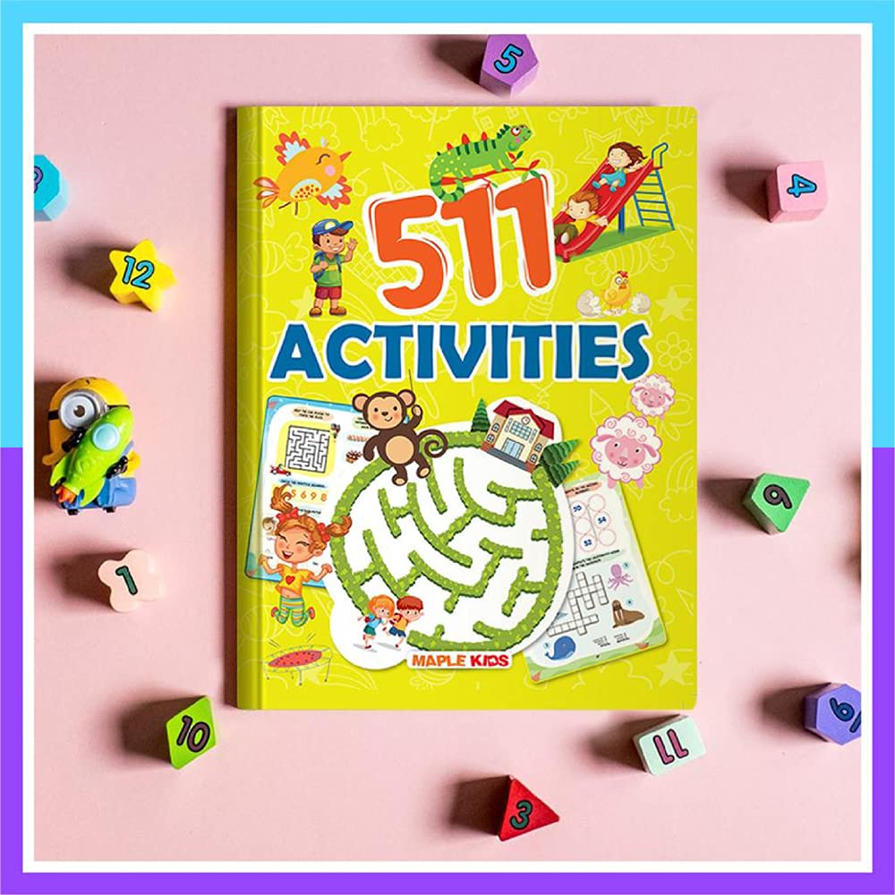 English book/Activity Book/ 511 Brain Activities for Kids - Puzzles ...