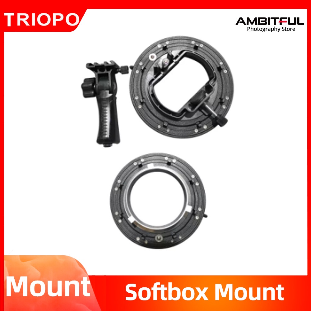 Triopo Handheld Bracket Bowens Mount Bracket for Triopo 55cm 65cm 90cm ...