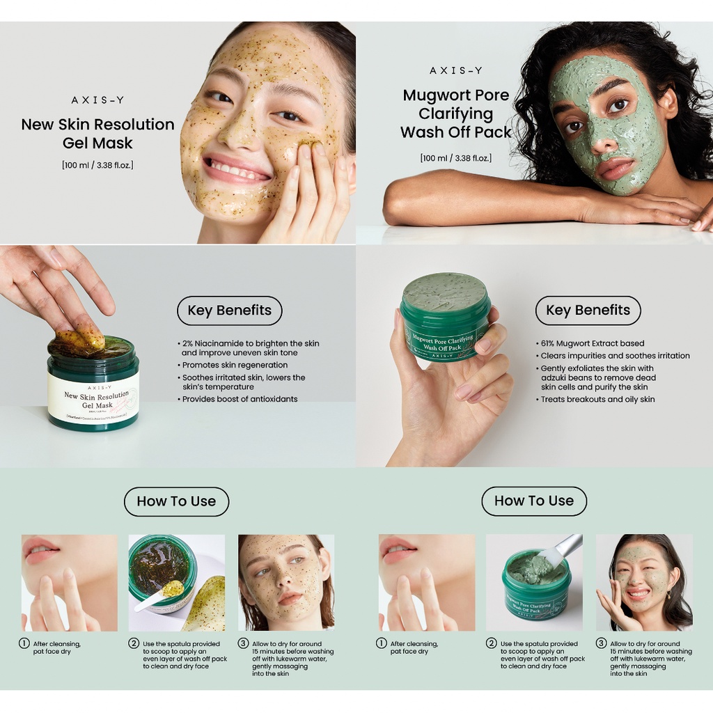 AXIS-Y Cleanser, Toner, Blemish, Dark Spot Glow Serum, Artichoke ...