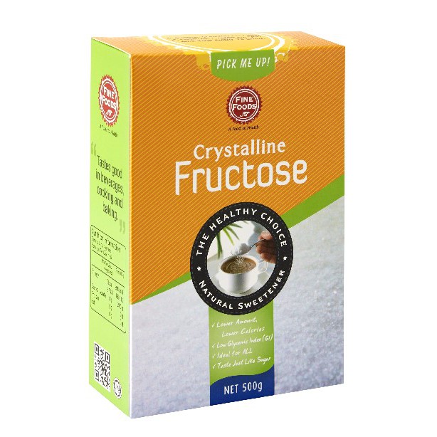 Fine Foods Crystalline Fructose Single pack (500g) or (4g x 50 sachets ...