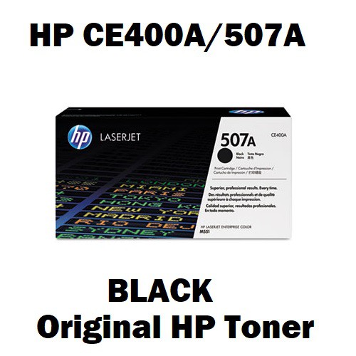 HP Original CE400A/ 507A (Prints 5.5k Pages) Black Laser Toner ...