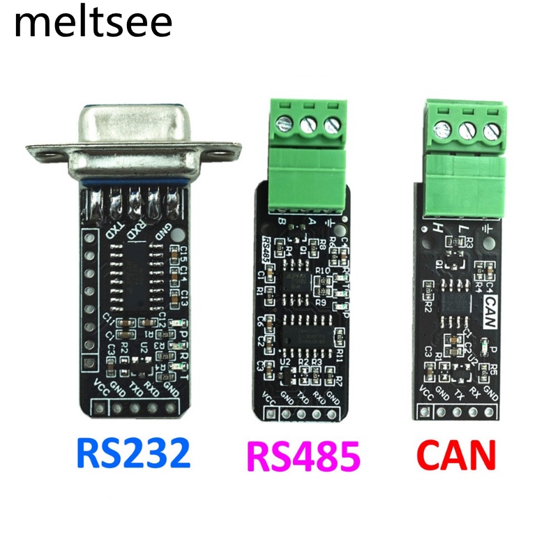 RS232 RS485 CAN Bus To TTL Serial Port Converter Adapter Communication Module for ...
