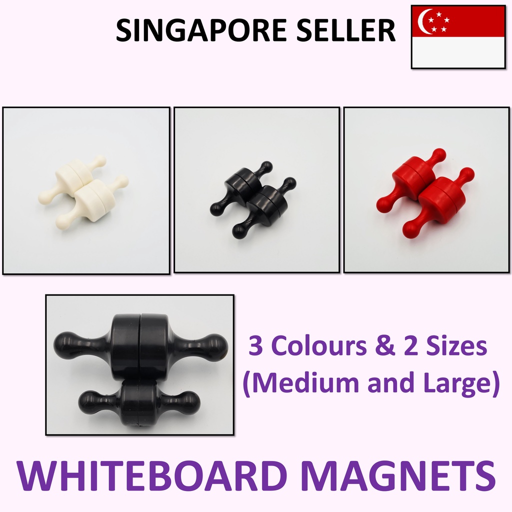 🇸🇬 Magnet Neodymium Pin Whiteboard Glassboard Clip Strong Big Paper ...