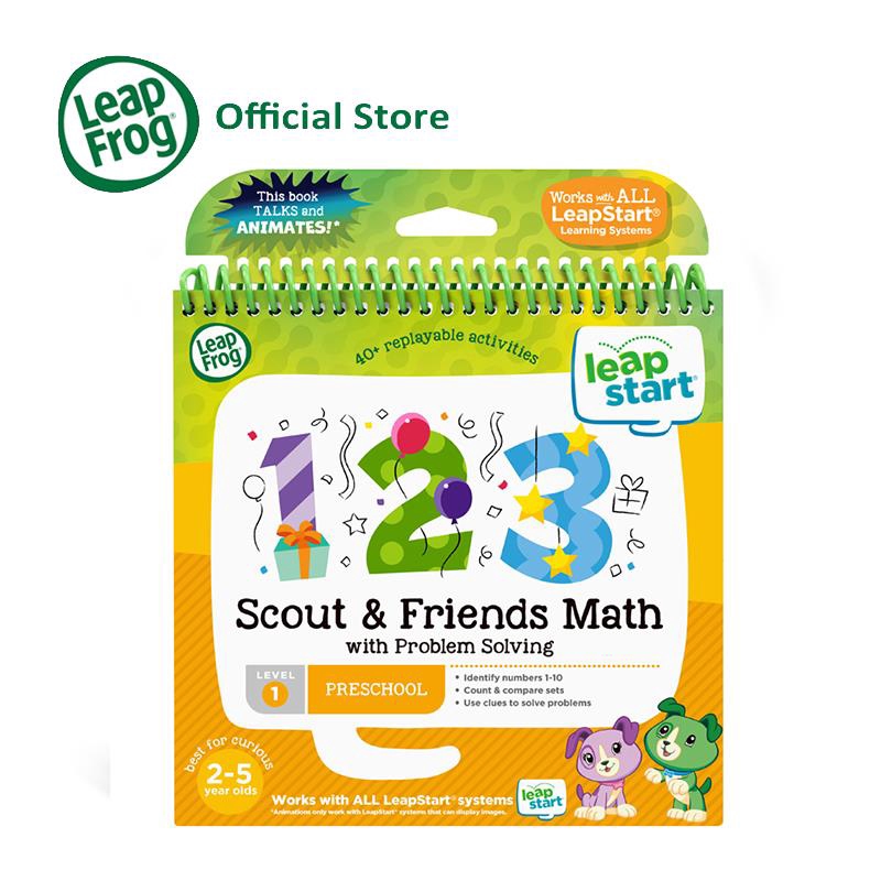 LeapFrog LeapStart 3D Book- Scout & Friends Math with Problem Solving ...