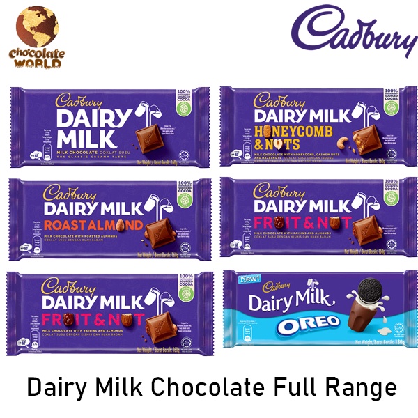 Cadbury Dairy Milk Chocolate Full Range (MY) | Shopee Singapore