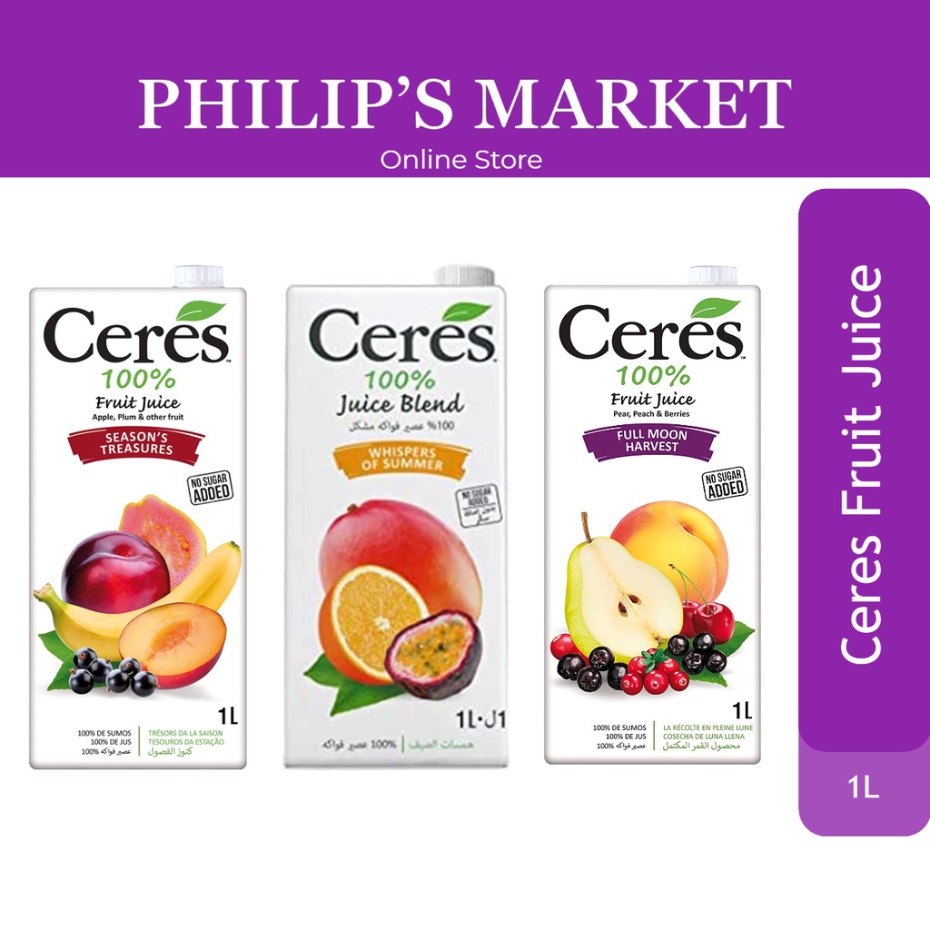 Ceres Seasonal Fruit Juice 1L | Shopee Singapore