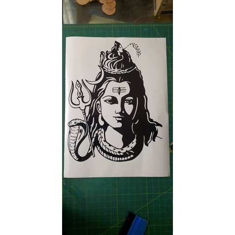 LORD SHIVAN STICKER | DECAL| LORRY STICKER| BIKE STICKER| STICKER ...