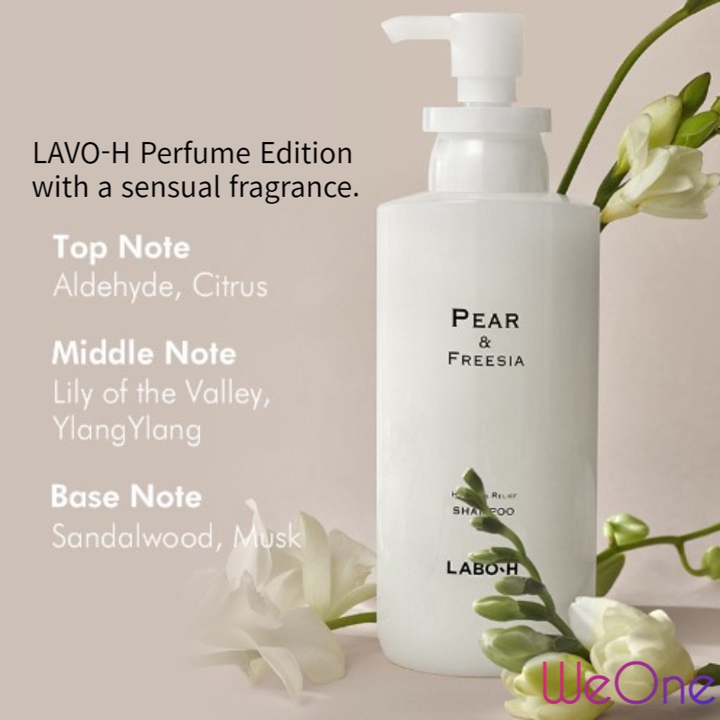 LABO-H Probiotics Hair Loss Symptom Relief / Scalp Strengthening Pear and Freesia Shampoo 400ml ...