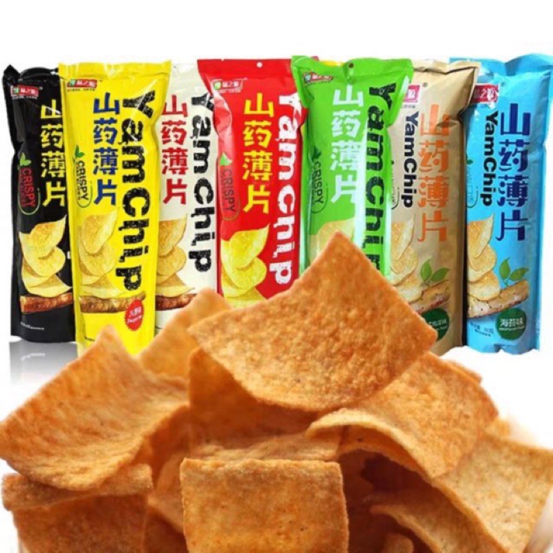 Hot 88g Yam chip potato chips Influencer Collision Style Yiweizhiyuan ...