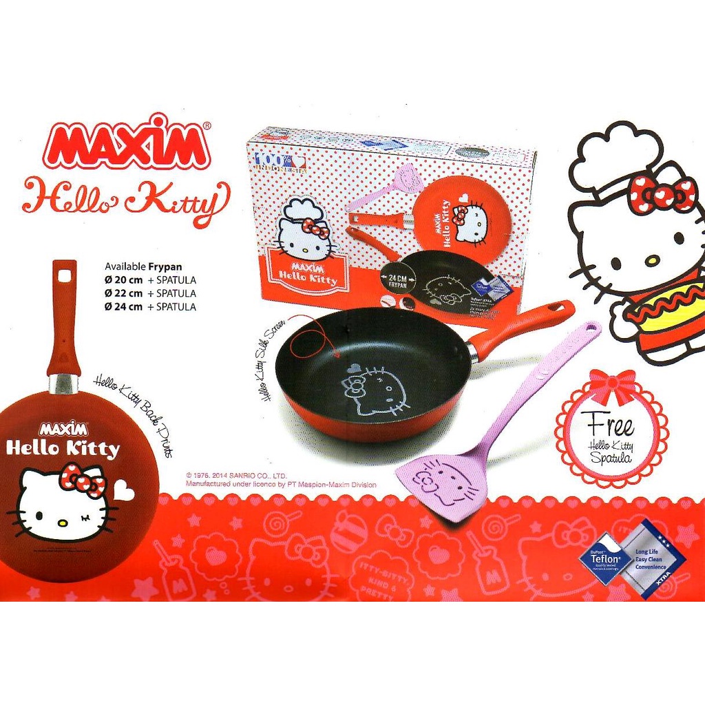 HELLO KITTY MAXIM FRYING PAN C13079-13080-13081-13084 - Imported from ...