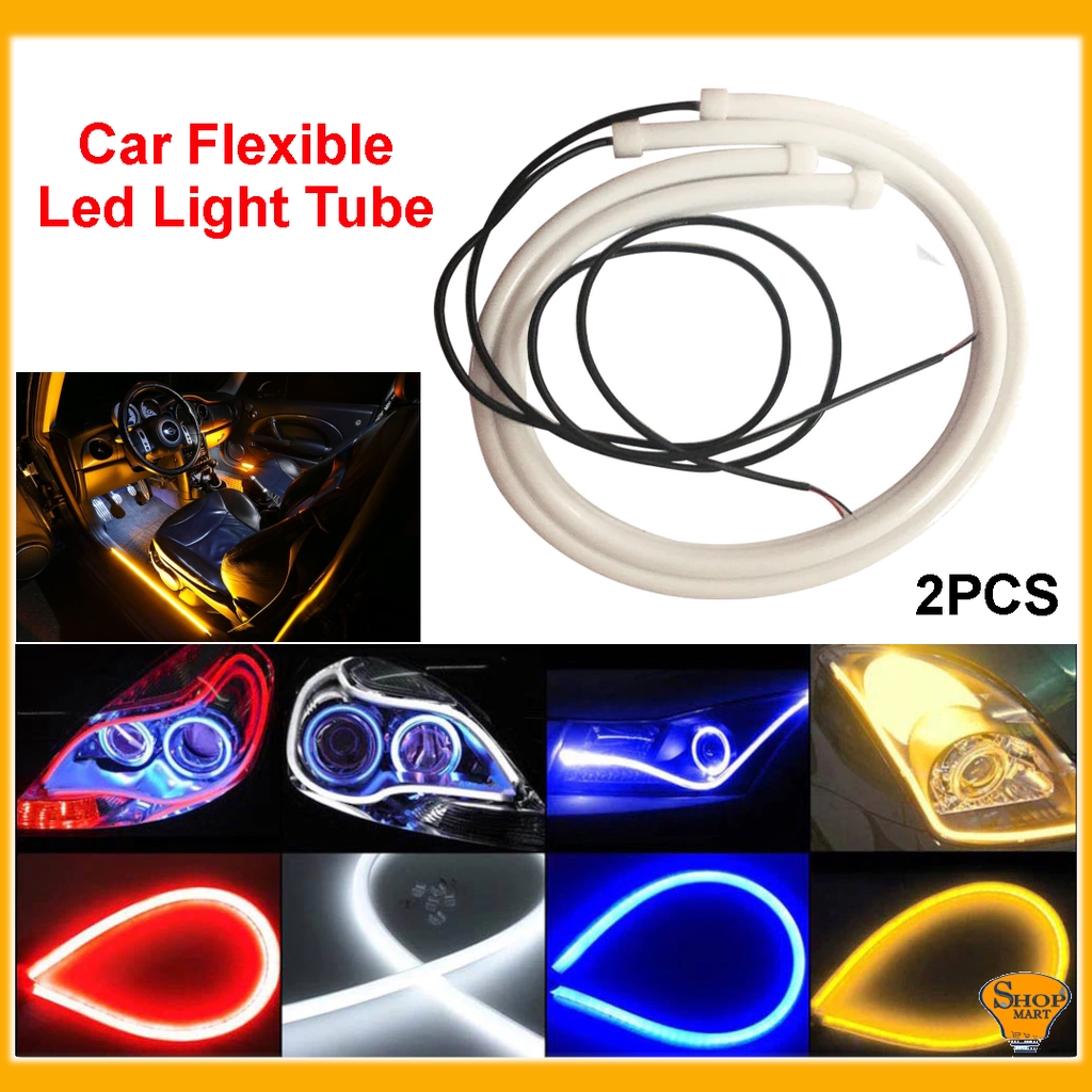Car Flexible Led Light Tube 30cm 45cm DRL Daylight Persona New Saga BLM ...