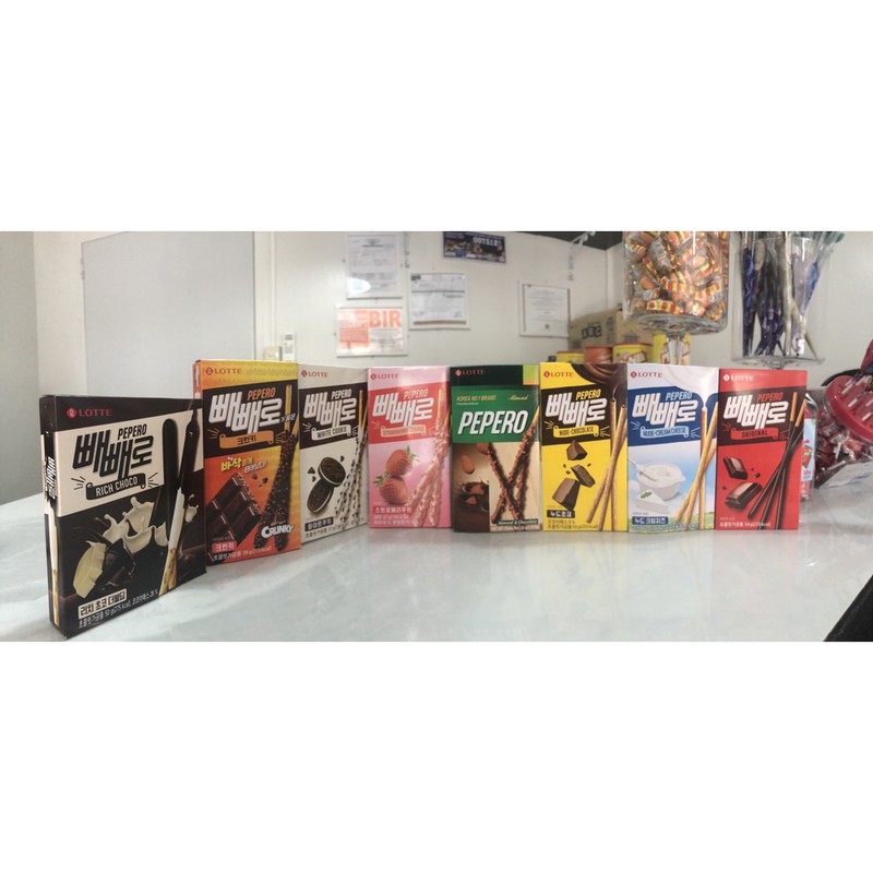 Pepero Assorted flavors | Shopee Singapore