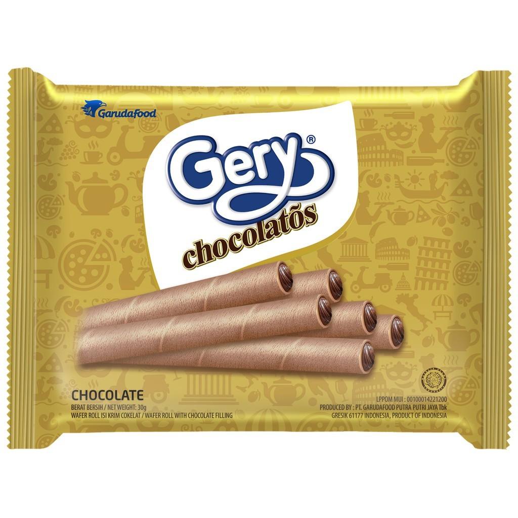 Gery Chocolate Wafer Roll 30g Chocolate Flavour/Dark Chocolate Flavour ...