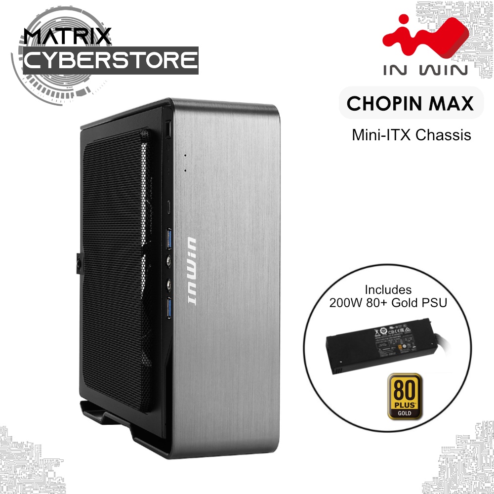 InWin Chopin Max Mini ITX Chassis - ultra slim form factor chassis, 3.3 ...