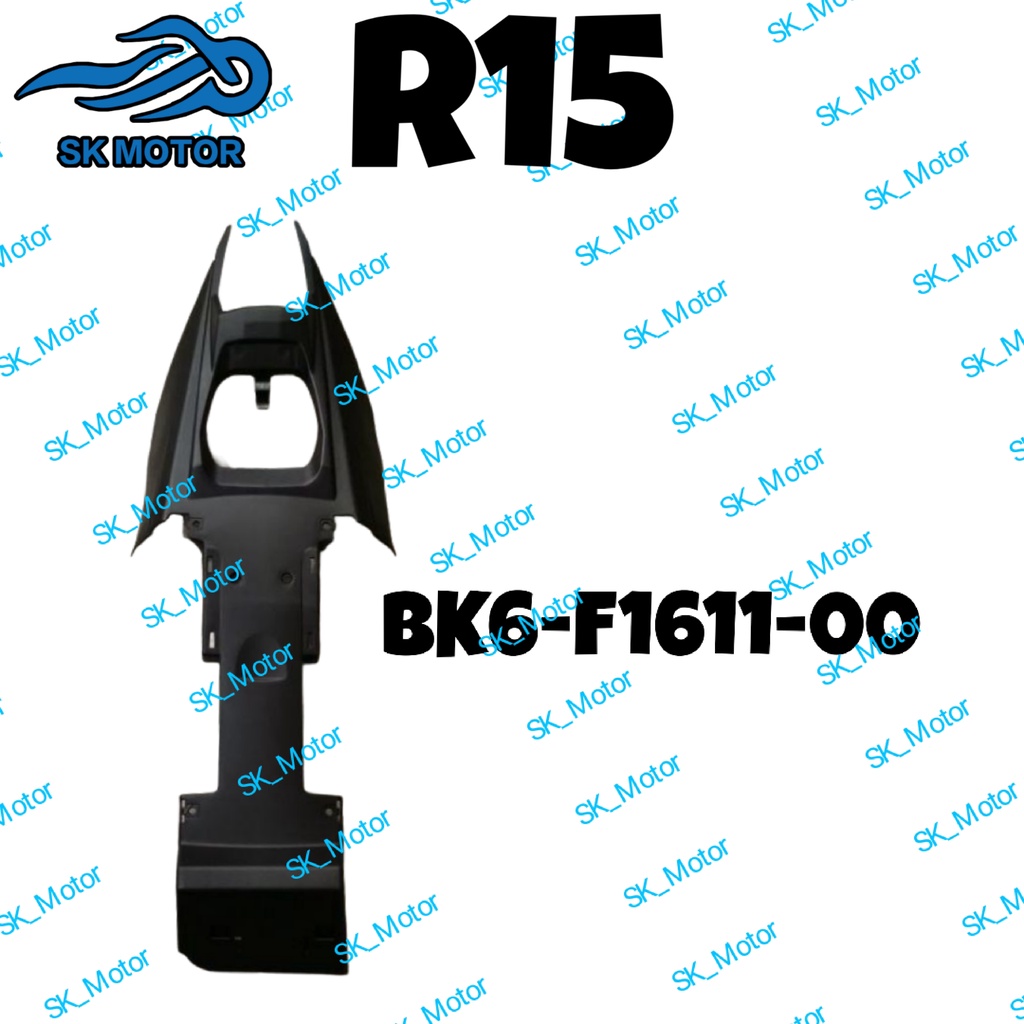 Yamaha YZF-R15 R15 V3 Inner Cover Full Set / Kaver Hitam Mud Guard ...