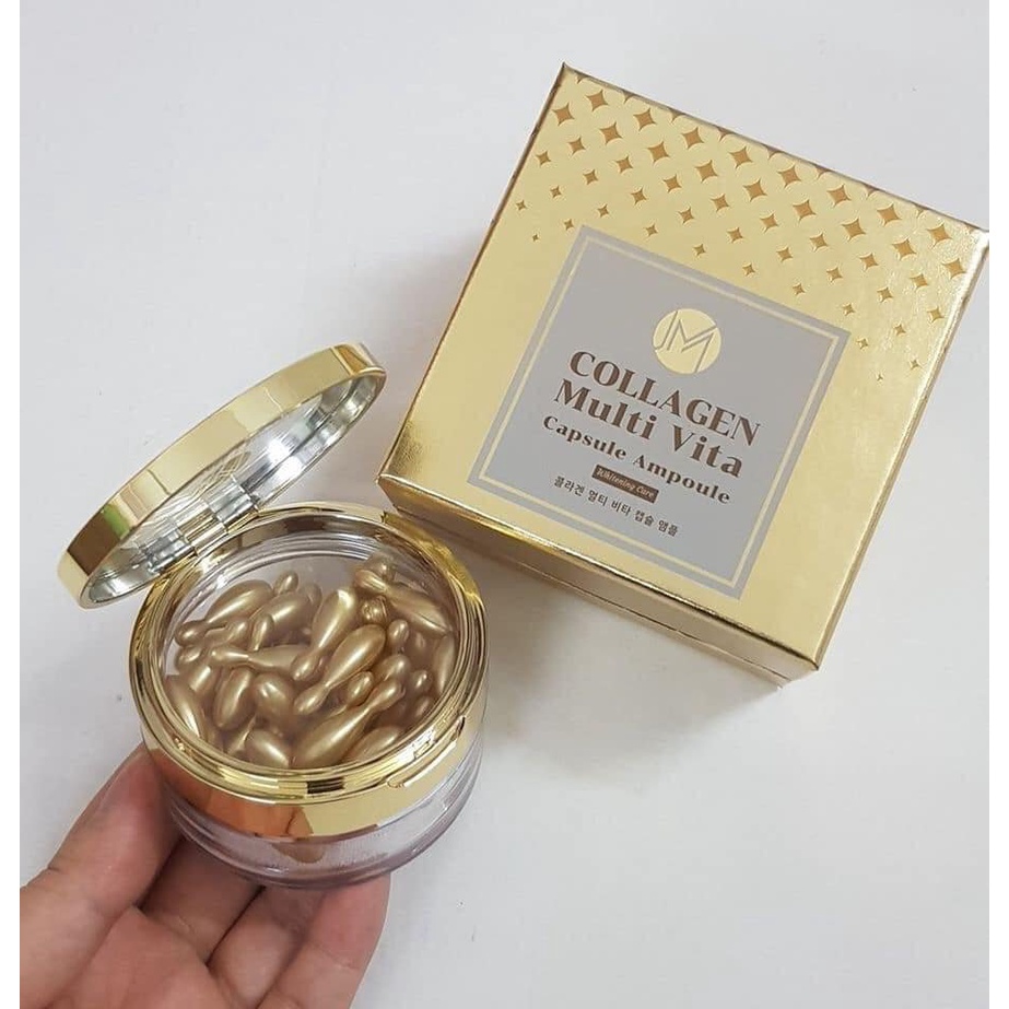 Jm COLLAGEN MULTI VITA CAPSULE AMPOULE WHITENING CARE Anti-aging ...