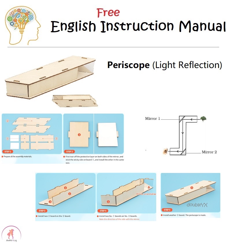 DIY Handmade Science STEM Kit: DIY Periscope: Educational Science Toys ...