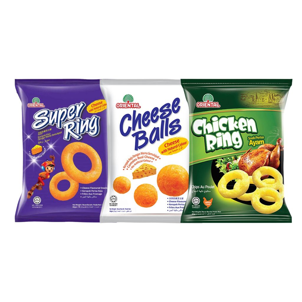 Oriental Super Ring / Cheese Balls / Chicken Ring Snacks | Shopee Singapore