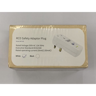 RCD Safety Plug / Earth Leakage Circuit Breaker ( ELCB ) Adaptor 30Ma ...